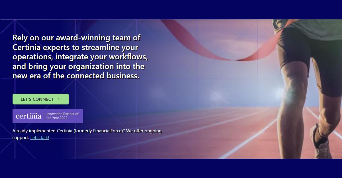 Certinia ERP Services